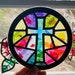 Cross Suncatcher Crafts, Sunday School Activity, Christian Craft for ...