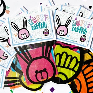 Small Bunny Rabbit Suncatcher Kit Kids Easter Basket Stuffer Ideas Kids ...