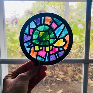 Turtle Suncatcher Art Kit, Reptile Birthday Party Favors, Under the Sea ...