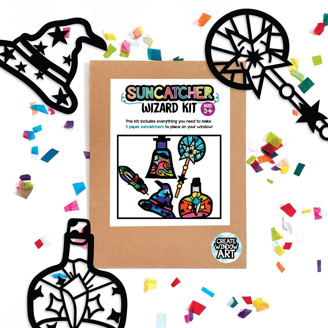 Wizard Themed Arts and Crafts Kit for Kids, Birthday Gift for Tween or ...