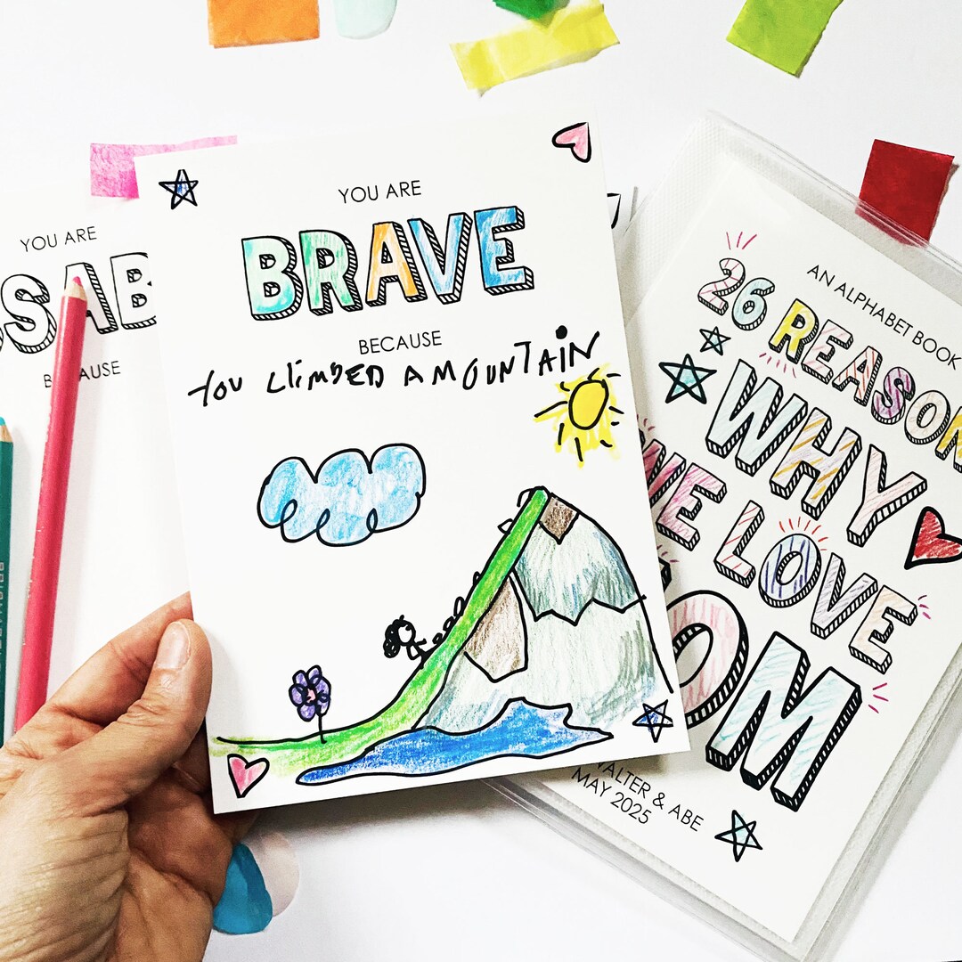 All About Mom Mother's Day Gift From Kids, Printable Handmade Artwork ...