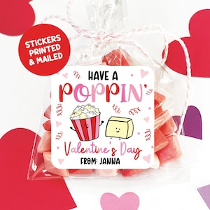 Have a Poppin Valentine's Day Card, Popcorn Valentines Tag, DIY ...