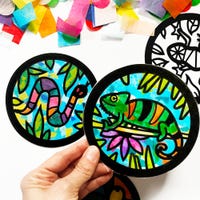 Cobra Snake Toilet Paper Roll Craft Asian Reptile Jungle Party Coloring ...