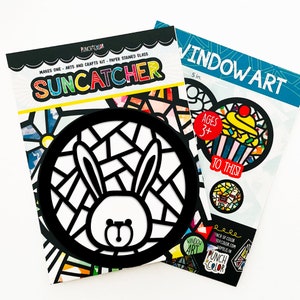 Bunny Rabbit Suncatcher Activity Kit, Bunny Party Favors for Kids ...