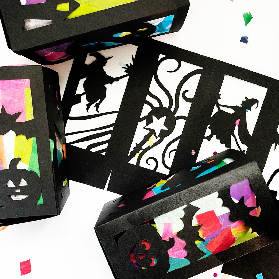 Halloween Lantern DIY Craft Kit for Kids, Witches Ghost or Pumpkin ...