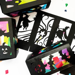 Halloween Lantern DIY Craft Kit for Kids, Witches Ghost or Pumpkin ...