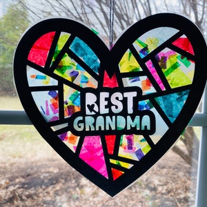 Best Dad Suncatcher Kit - Gift for Dad - Gift From Kids - Kids Craft ...