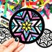 SVG File Snowflake, Make Snowflake Suncatchers at Home on Your Cricut ...