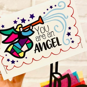 Mini Angel Suncatcher Kit Christmas Gift for Kids Gift - Etsy