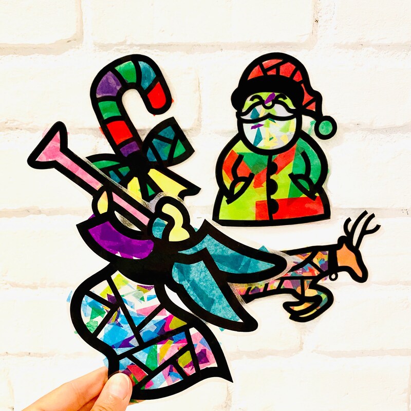 Christmas Suncatcher - Etsy