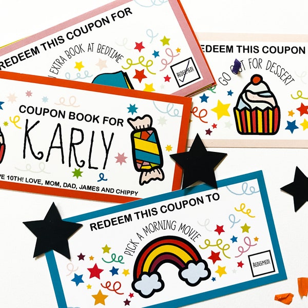 Coupon Booklet - Etsy