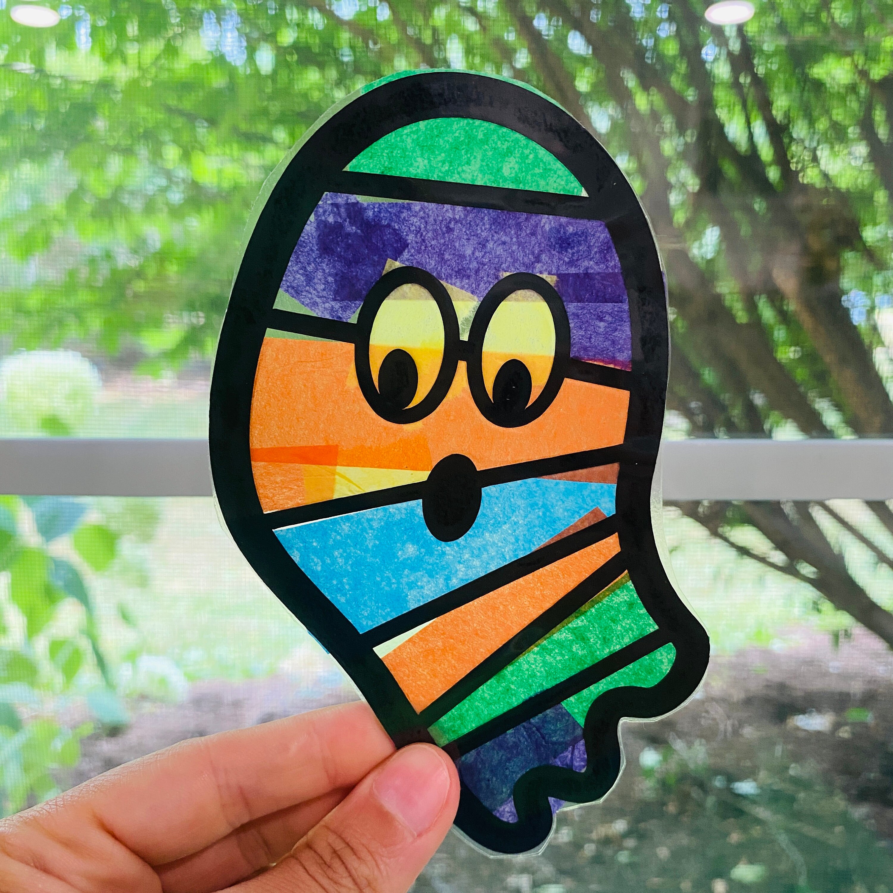 12+ Halloween Party Favors, Pumpkin Frankenstein Ghost Suncatcher Arts ...