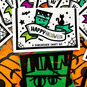 Mini Frankenstein Suncatcher Kit, Small Halloween Party Favors, Trick ...