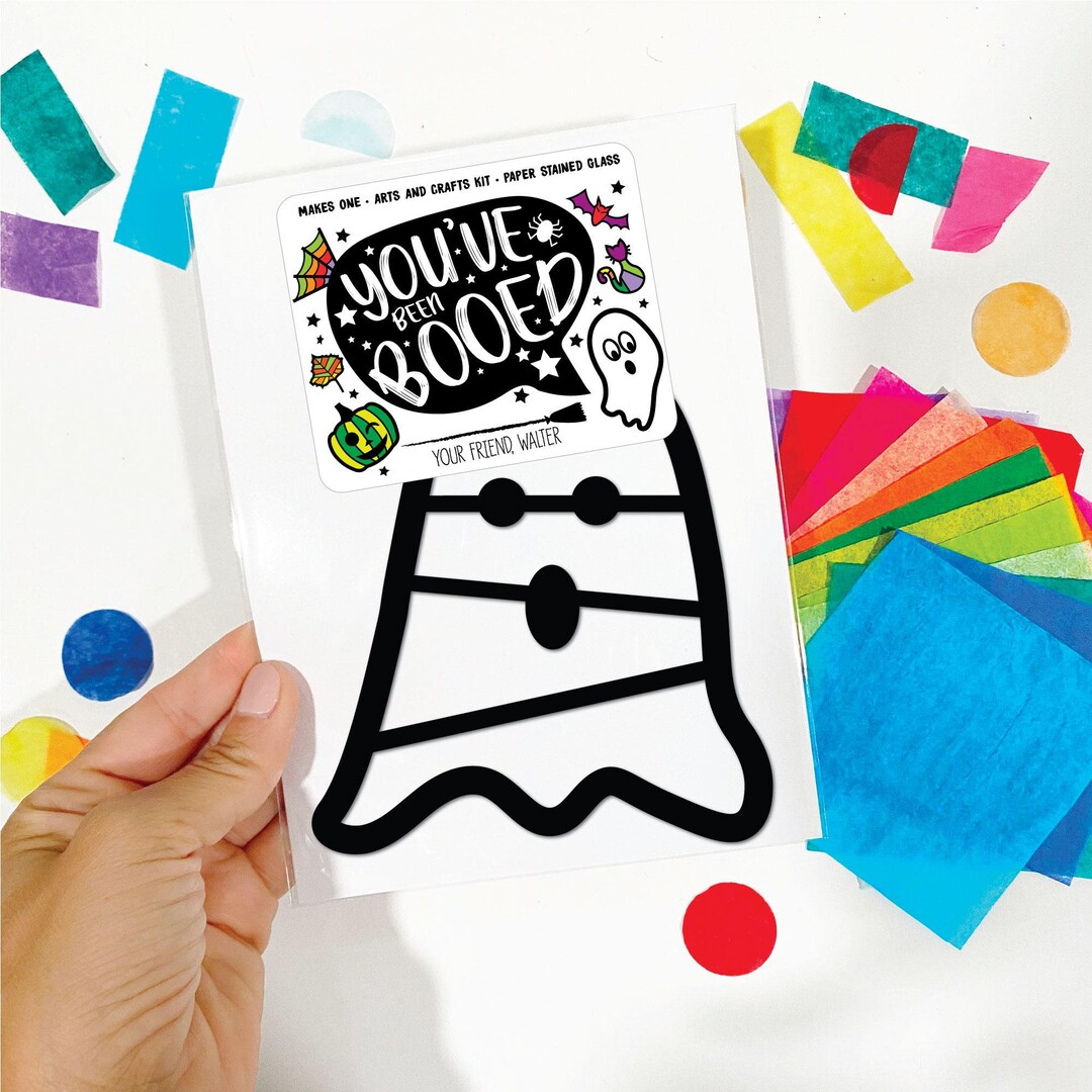 Ghost Craft Kit for Kids, Halloween Party Activities, Halloween ...