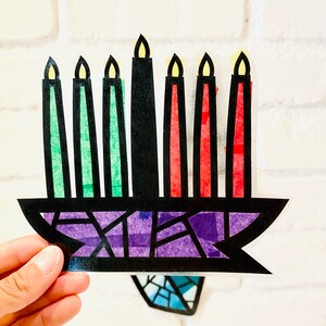 Winter Holidays Suncatcher Kit - Christmas, Kwanzaa, Hanukkah, Chinese ...