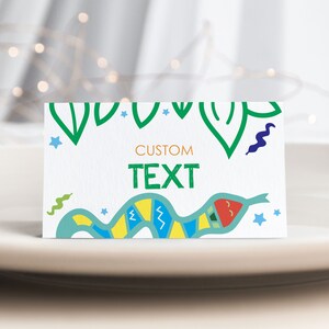 Snake Coloring Bookmarks, Reptile Birthday Party Favor and Activity for ...