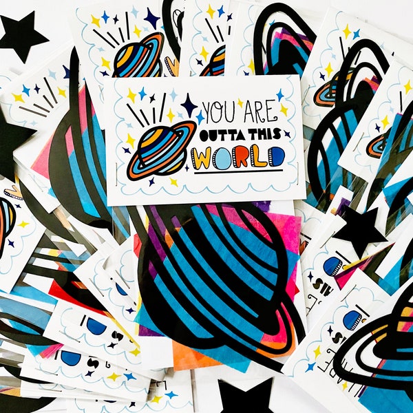 Space Valentine - Etsy