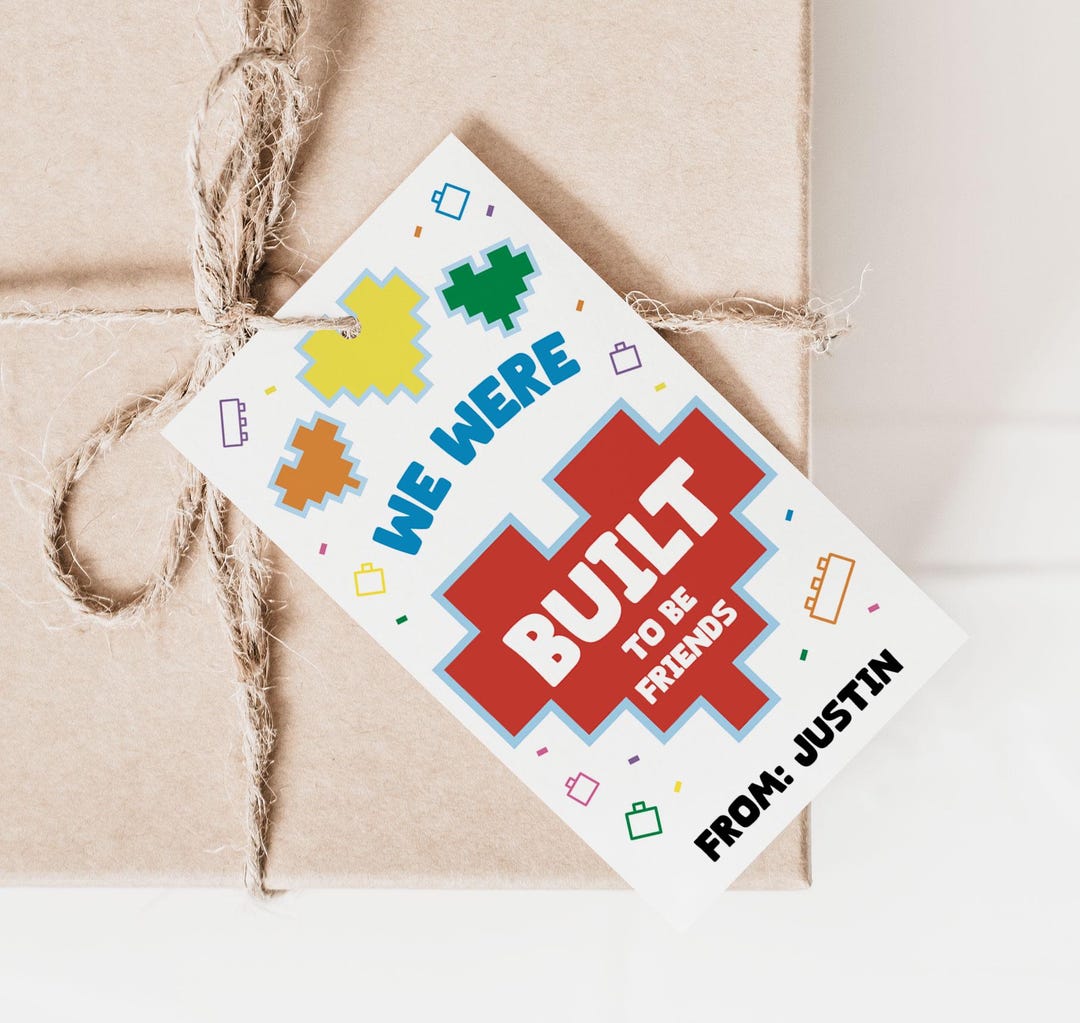 Building Bricks Valentine Printable, Builder Valentine's Day Gift Tags ...