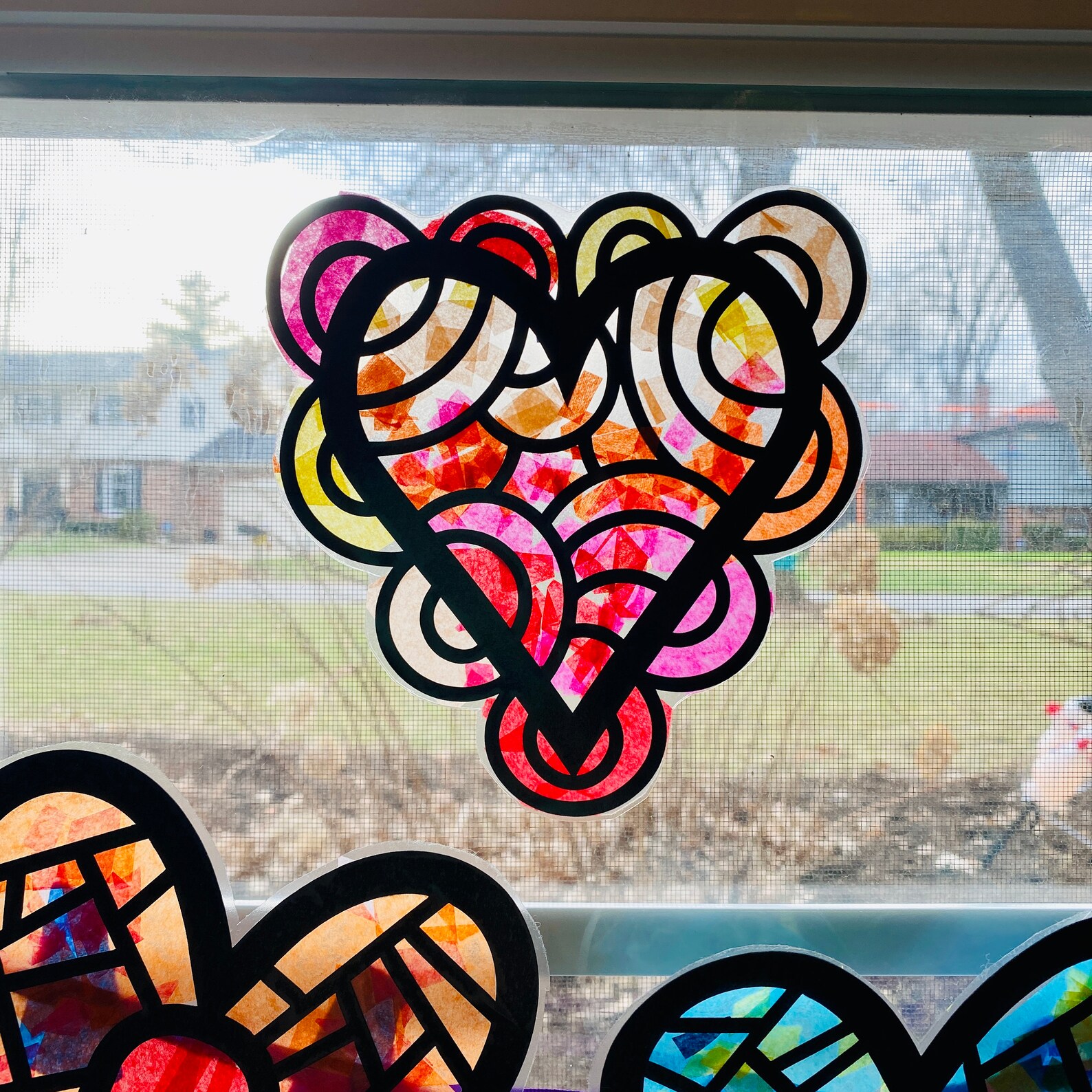 Valentine's Suncatcher Kit Kids Craft Kit Valentines Gift for Kids ...