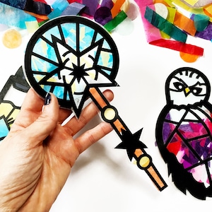 Bulk Wizard Themed Crafts for Birthday Party Activity, Snowy Owl Art ...