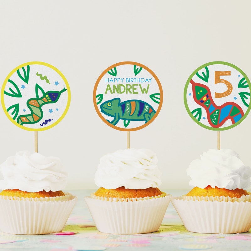 Reptile Cupcake - Etsy