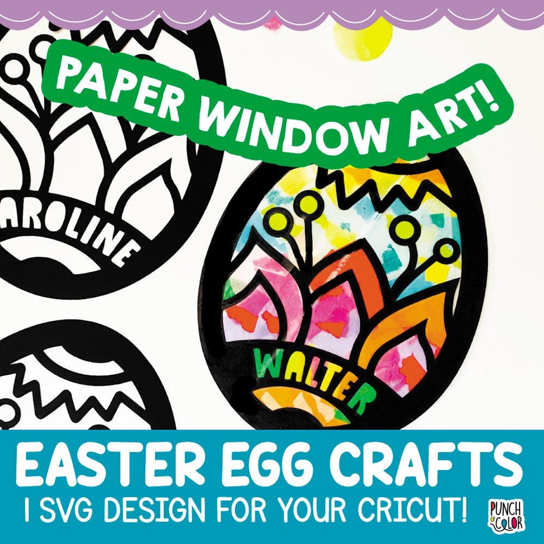 SVG File 1 Custom Easter Egg Crafts, Make Personalized Easter ...