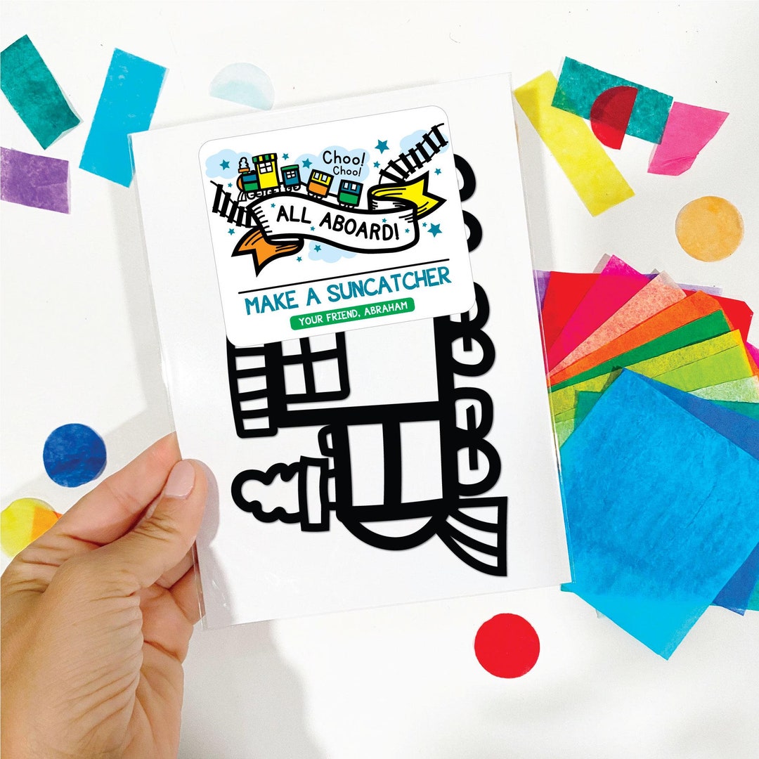 Choo Choo Train Birthday Party Favors for Kids, Train Arts and Crafts ...