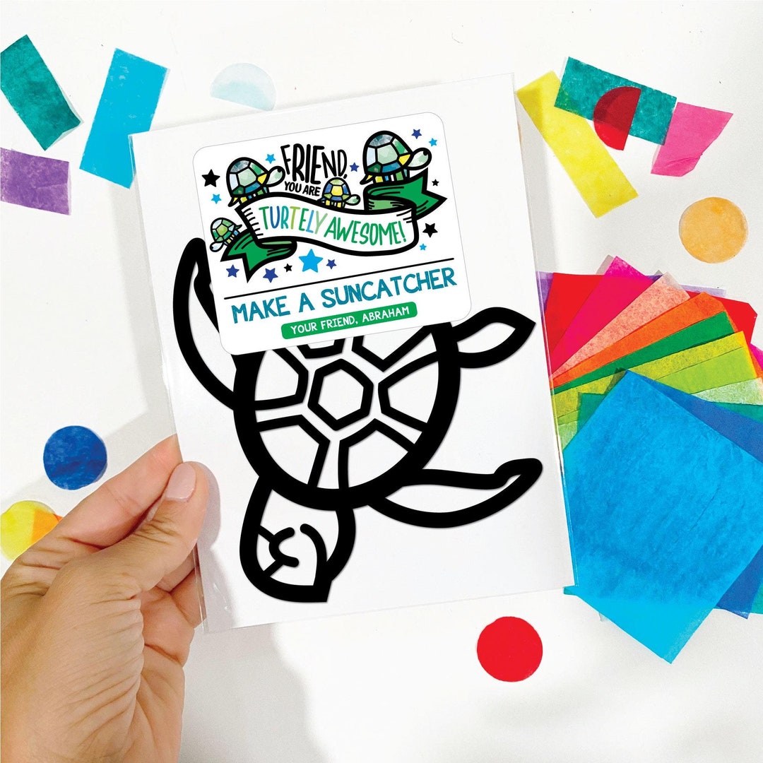 Turtle Craft Kit for Kids, Turtle Themed Birthday Party Activities ...