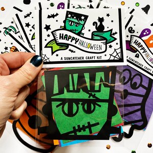 Mini Frankenstein Suncatcher Kit, Small Halloween Party Favors, Trick ...