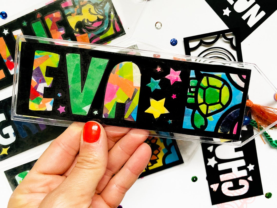Suncatcher Bookmark Arts and Crafts Kit for Kids - Personalized Kids ...