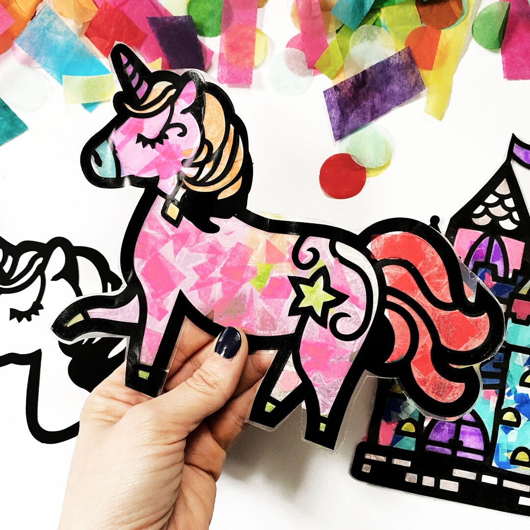Bulk Unicorn Crafts for Kids Birthday Party Activity, Fairy Tale Craft ...