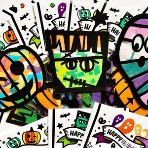 Mini Frankenstein Suncatcher Kit, Small Halloween Party Favors, Trick ...