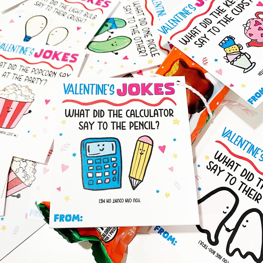 Printable Joke Valentines Day Cards, Kids Funny Valentine's Day Card ...