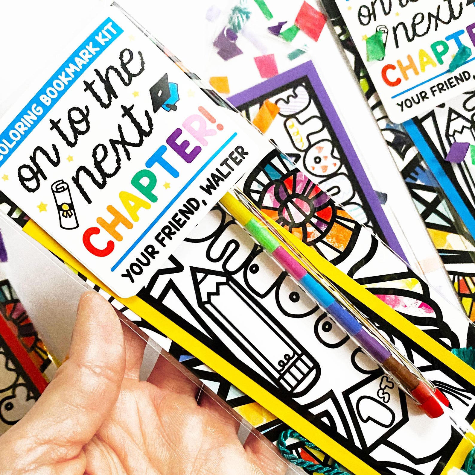 Graduation Bookmark Classroom Favors for Kindergarten, Preschool ...
