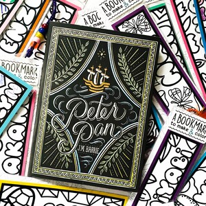 Personalized Bookmarks to Color Kids Birthday Party Favors - Etsy