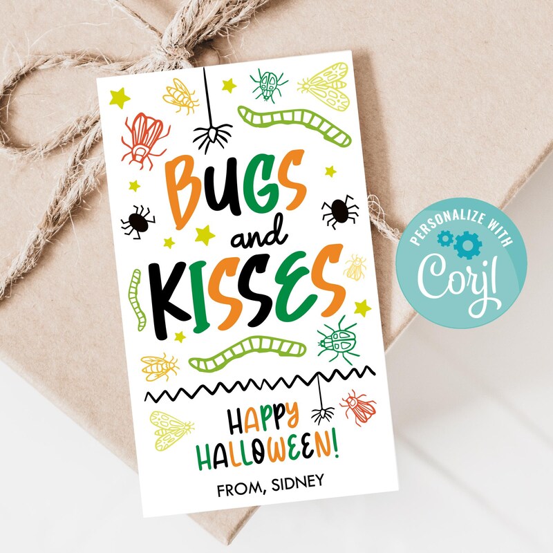 Bugs and Kisses Printable - Etsy