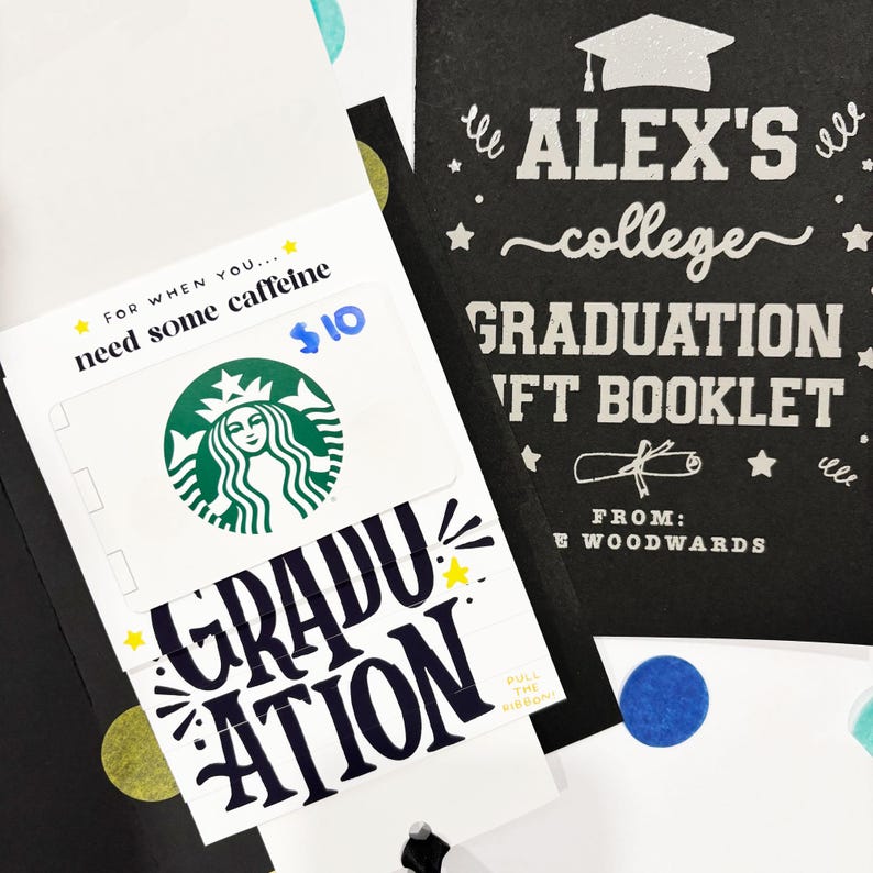 Happy Graduation Gift Card Book, Handmade Graduate Money Holder ...