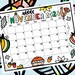 November 2024 Calendar, Printable Coloring Kids Calendar, Preschool ...