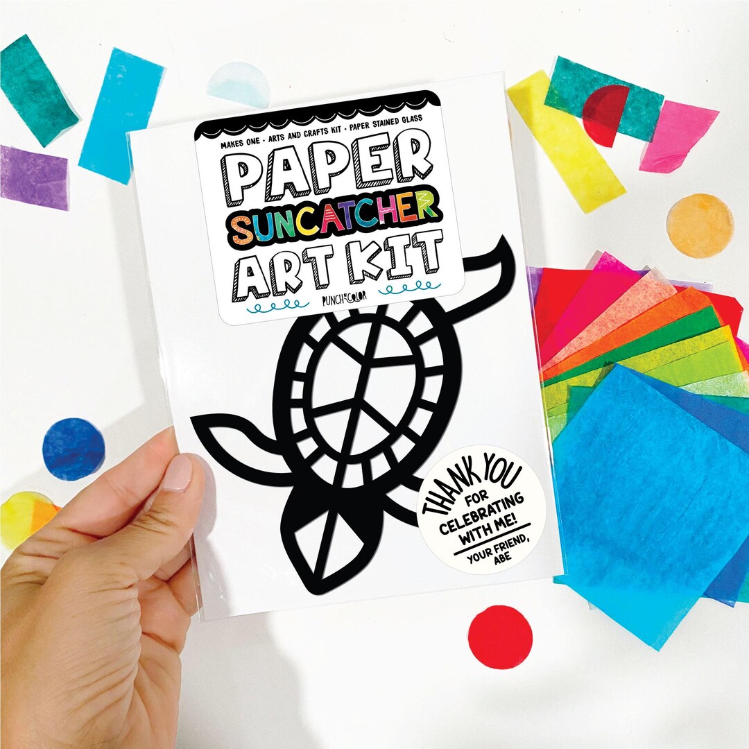 Sea Turtle Craft Kit for Kids, Under the Sea Themed Birthday Party ...