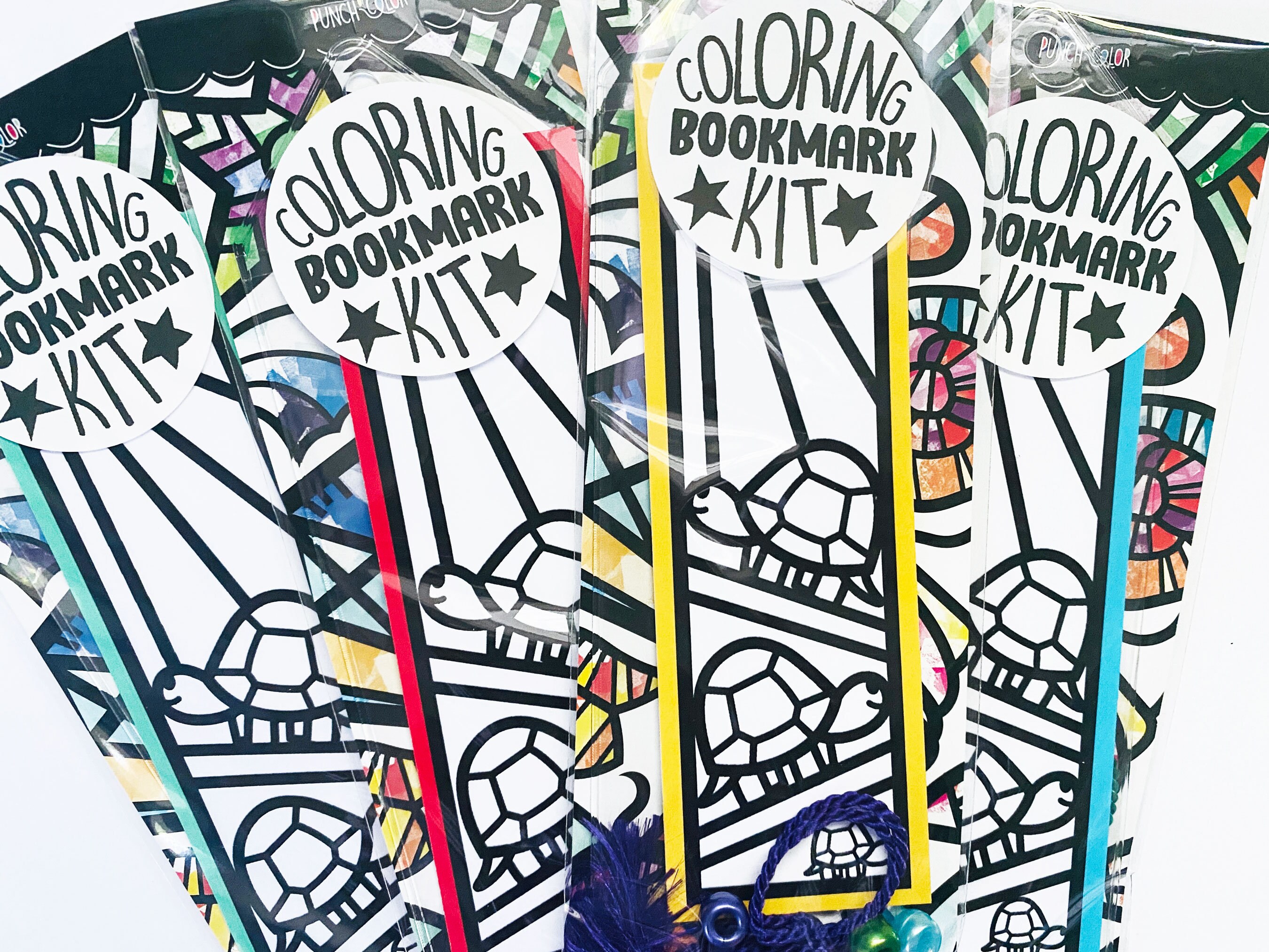Turtle Coloring Bookmarks, Turtle Birthday Party Favor and Activity for ...
