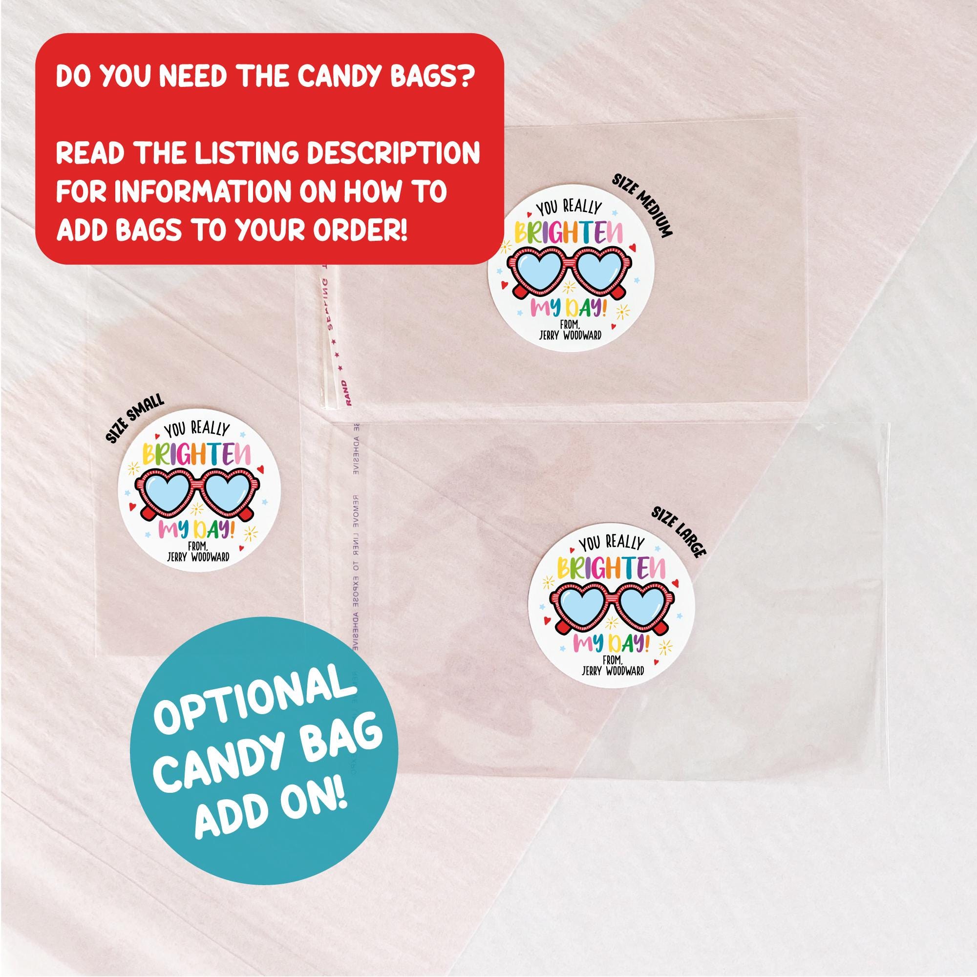 S'mores Valentine Treat Bag Stickers, School Valentine S'more Tags, Co ...