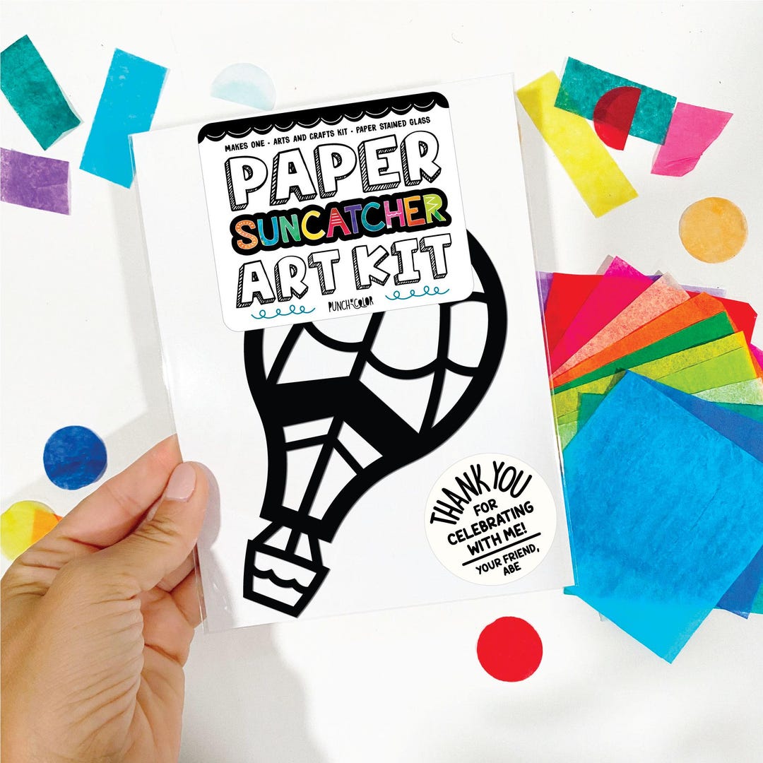 Hot Air Balloon Craft Kit for Kids, Balloon Birthday Party Activities ...