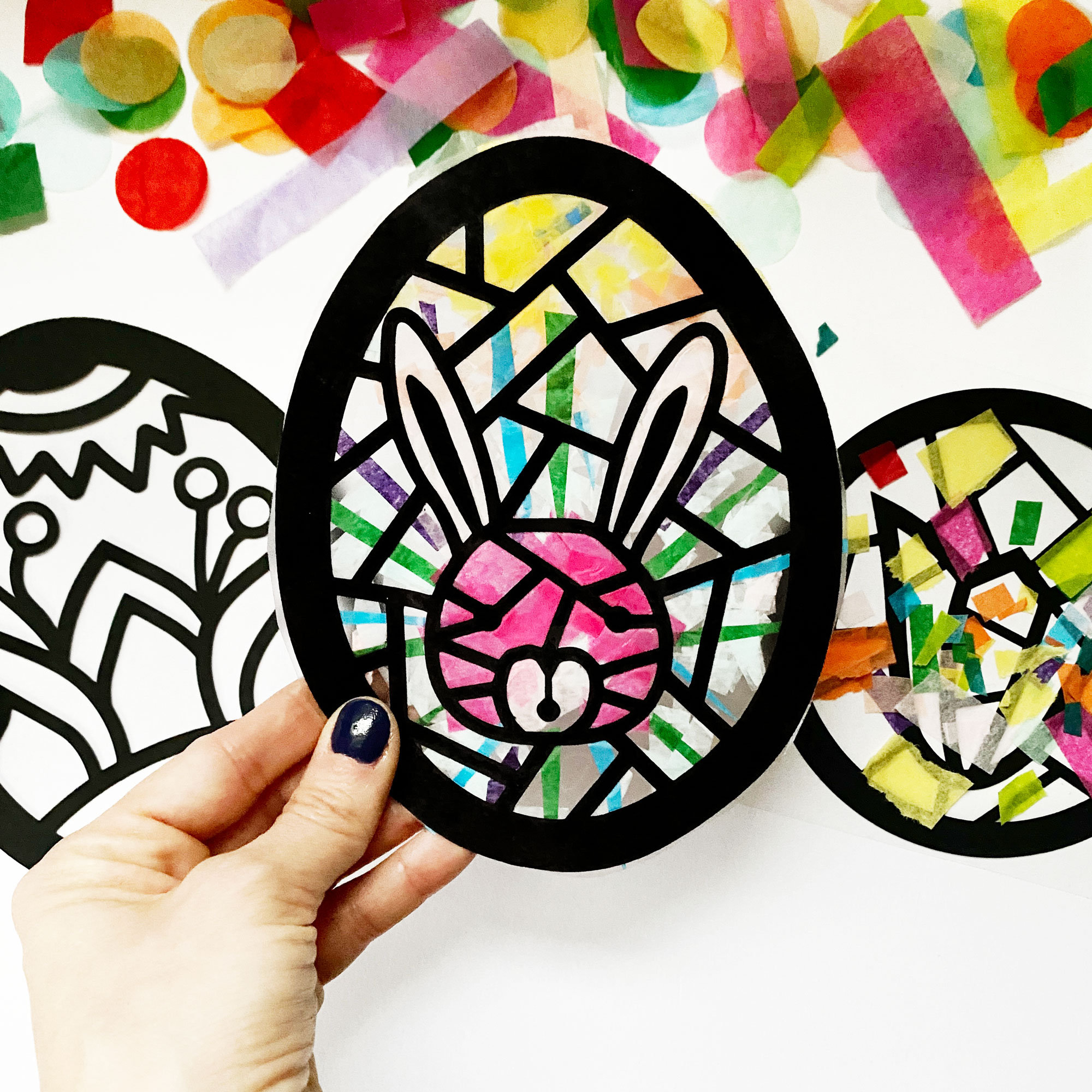 Easter Egg Suncatcher Kit - Arts and Crafts Kit for Kids - Easter Craft ...