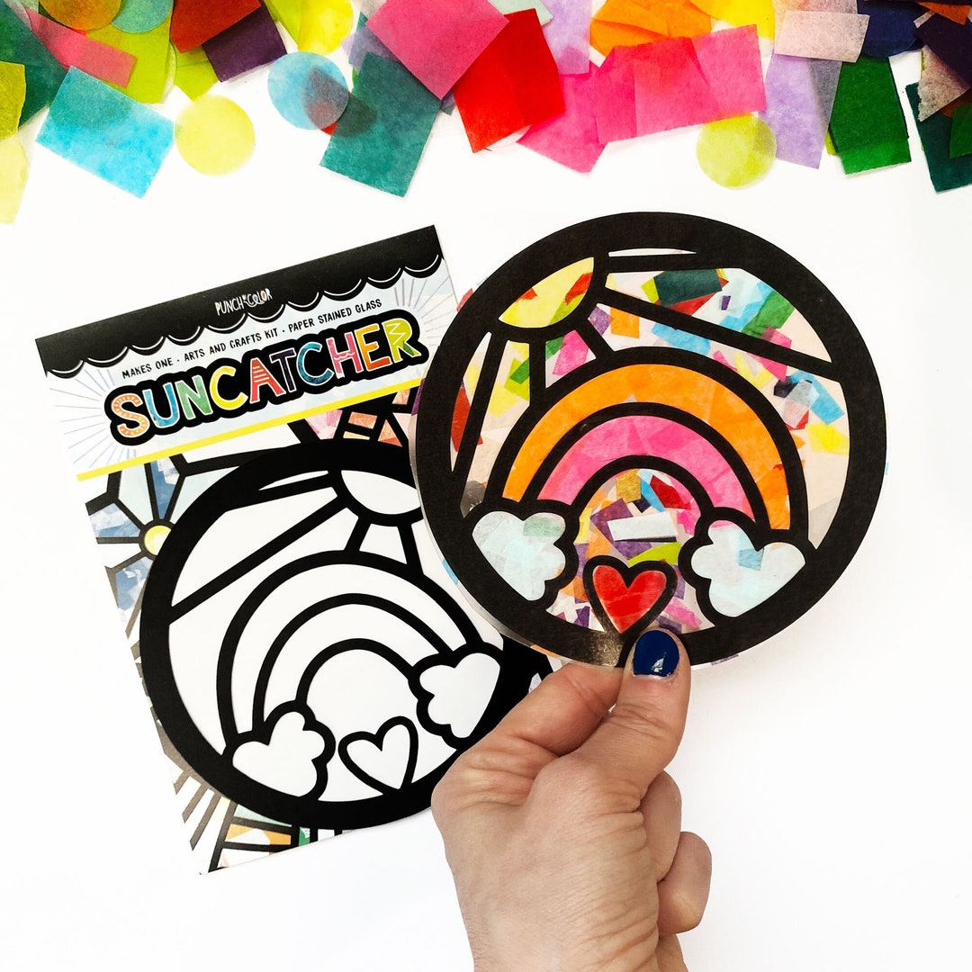 Sunshine Suncatcher Craft Kit, Sunshine Birthday Party Favors, Rainbow ...