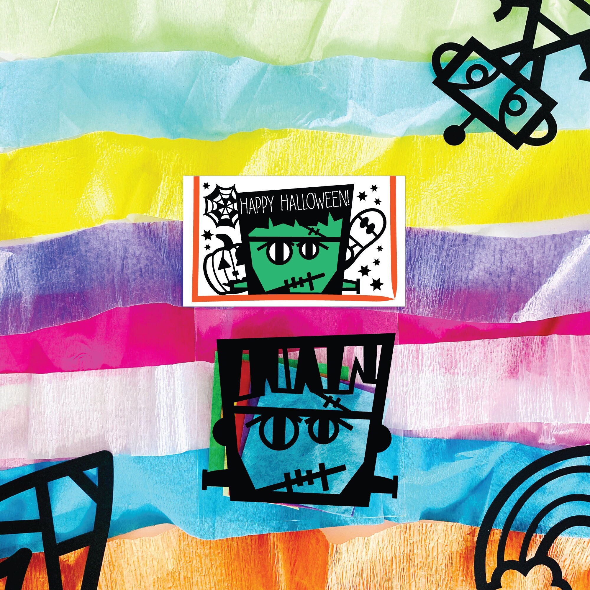 Mini Frankenstein Suncatcher Kit Small Halloween Party - Etsy