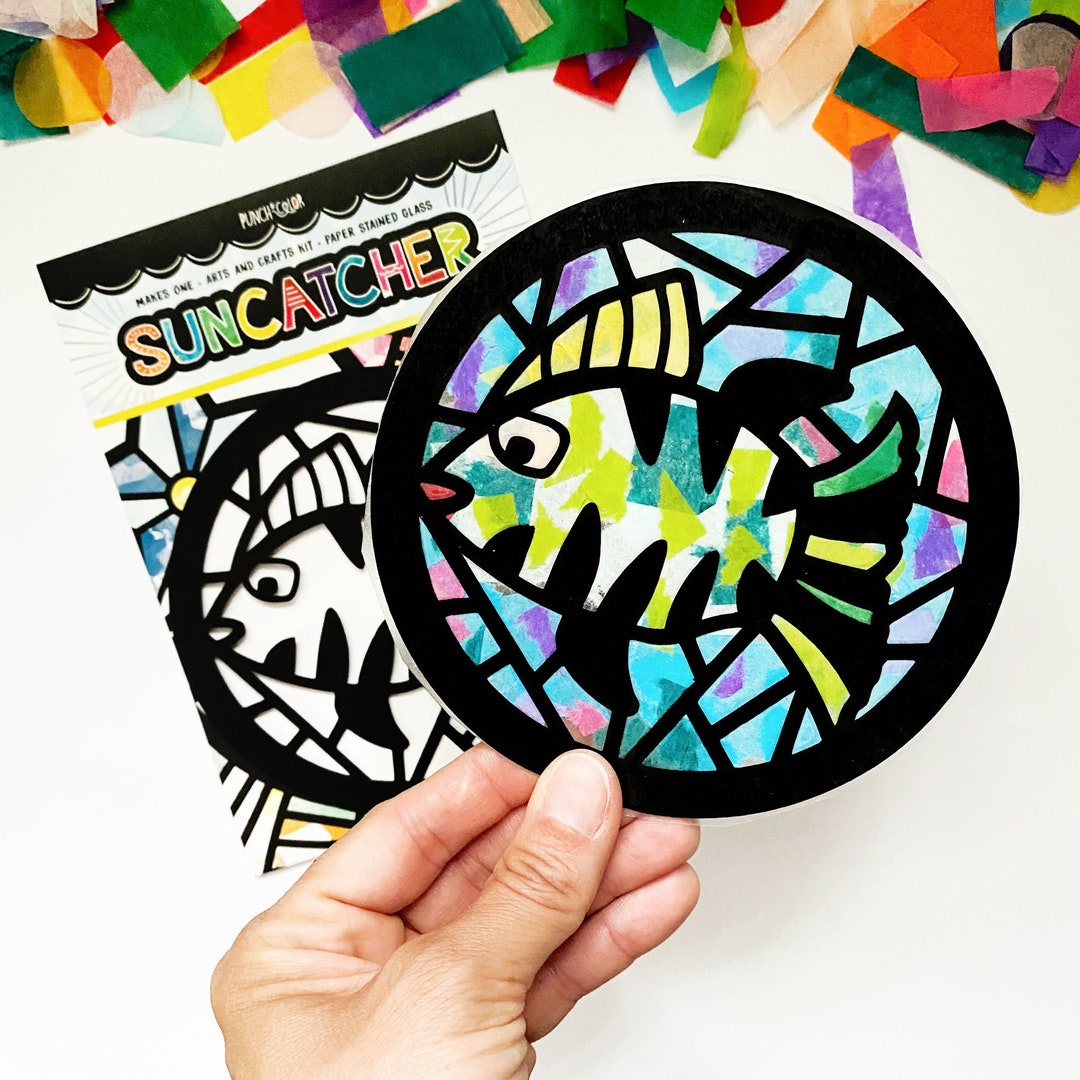 Fish Suncatcher Arts and Crafts Kit: Under the Sea Party Favor - Etsy