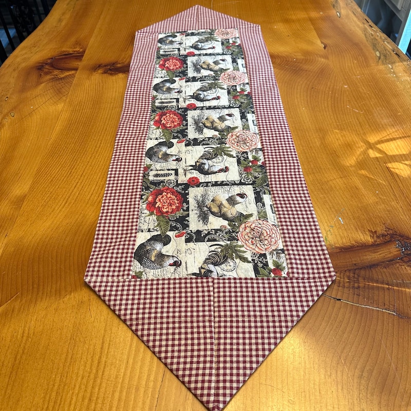 Rooster Table Runner - Etsy