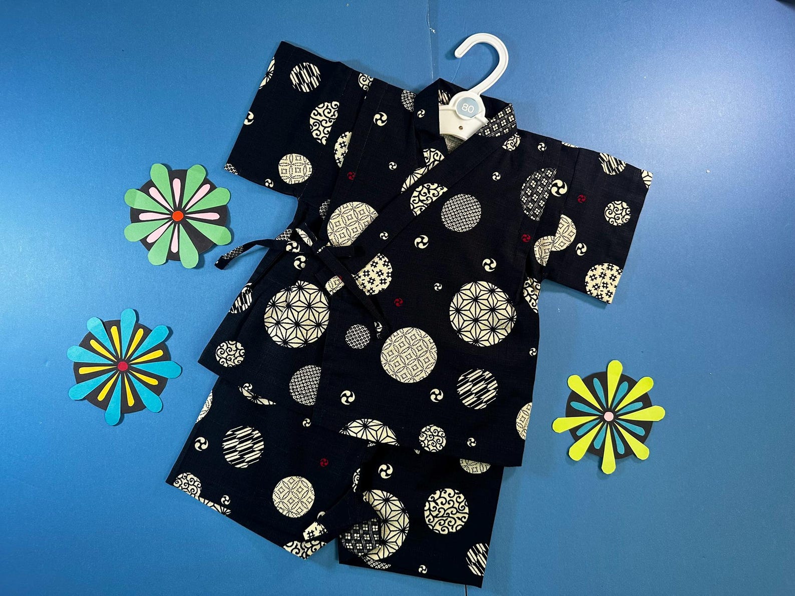 Baby Boy Cotton Jinbei Set: Japanese Classic Print Sizes 6M-6 - Etsy