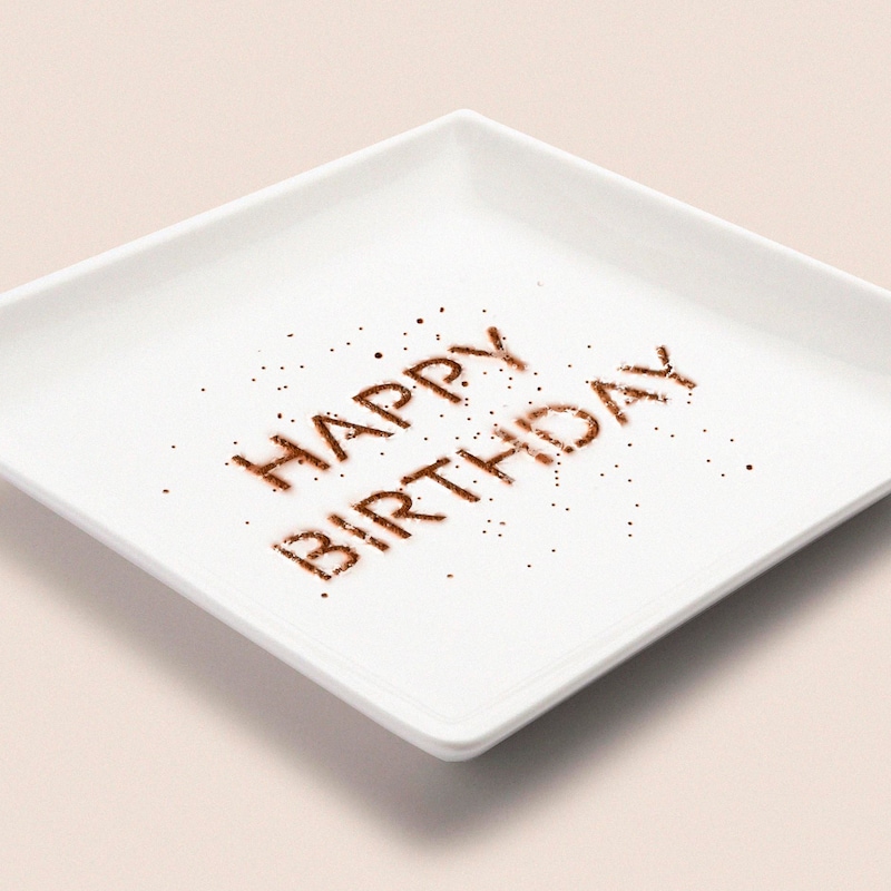 Happy Birthday Plate - Etsy