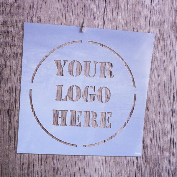 Custom Logo Stencil Large - Etsy